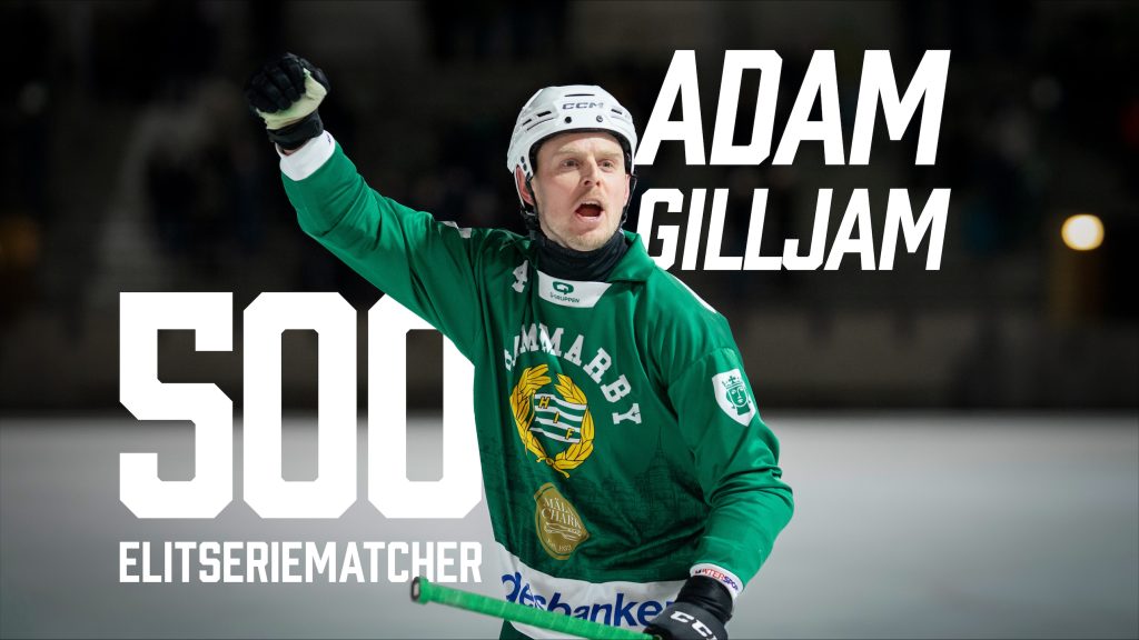 Hammarby Bandy | 500 matcher i Elitserien – Adam Gilljam når en ...