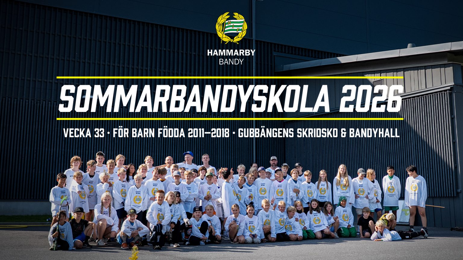 Hammarby Bandy | Nu öppnar anmälan till sommarbandyskolan 2026